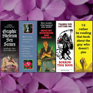 Frogettaboutit! Bookmark [set of five] | Paperback Paradise