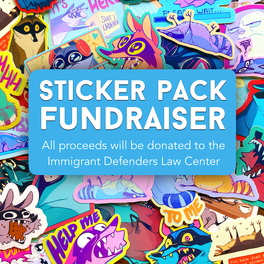 Sticker Pack Fundraiser (Immdef) | Simkaye