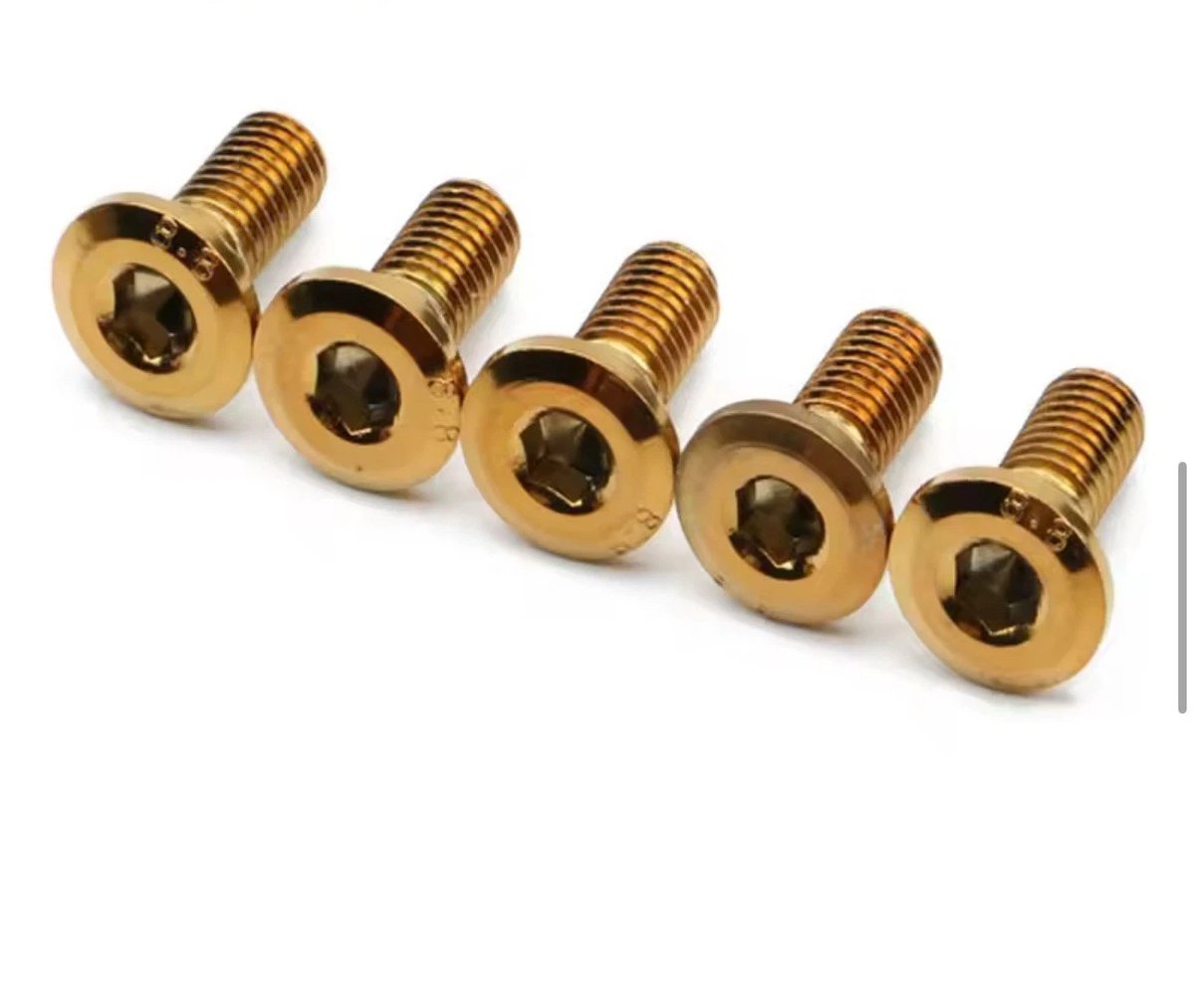 TUTTIO GOLD BRAKE ROTOR BOLTS KIT | Electric Velocity