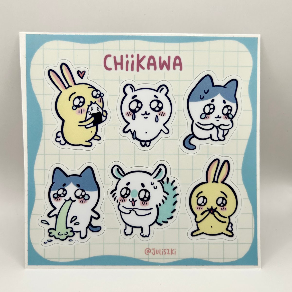 Chiikawa sticker sheet | juliszki