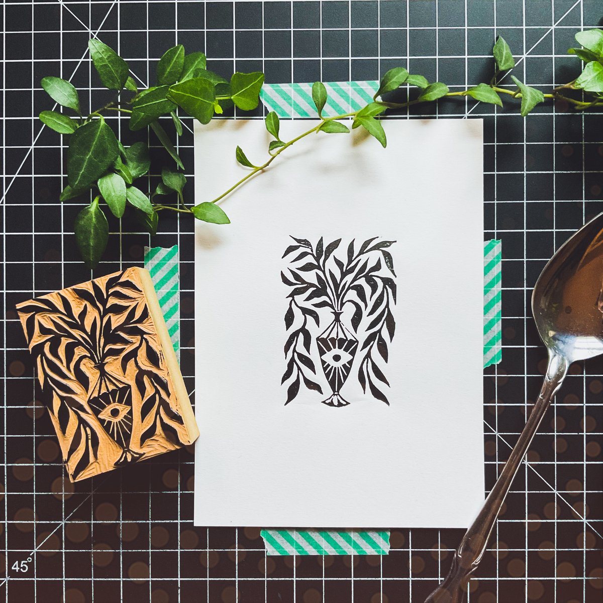 OCULAR 5x7” Block Print | milktooth co