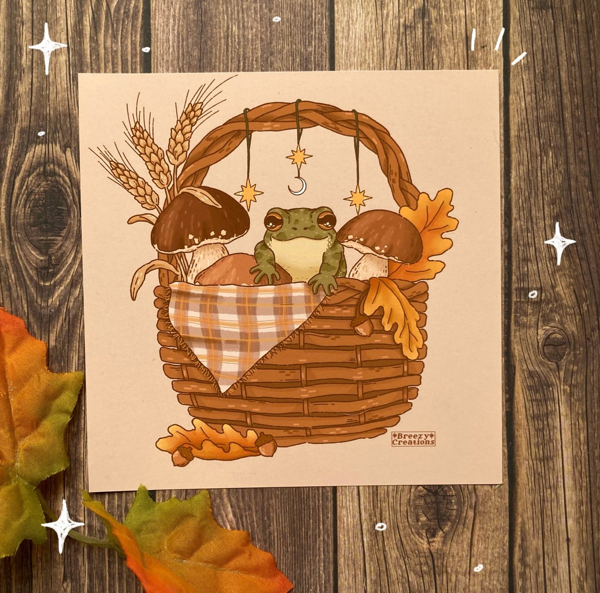 Harvest Toad Print | Breezy Creations
