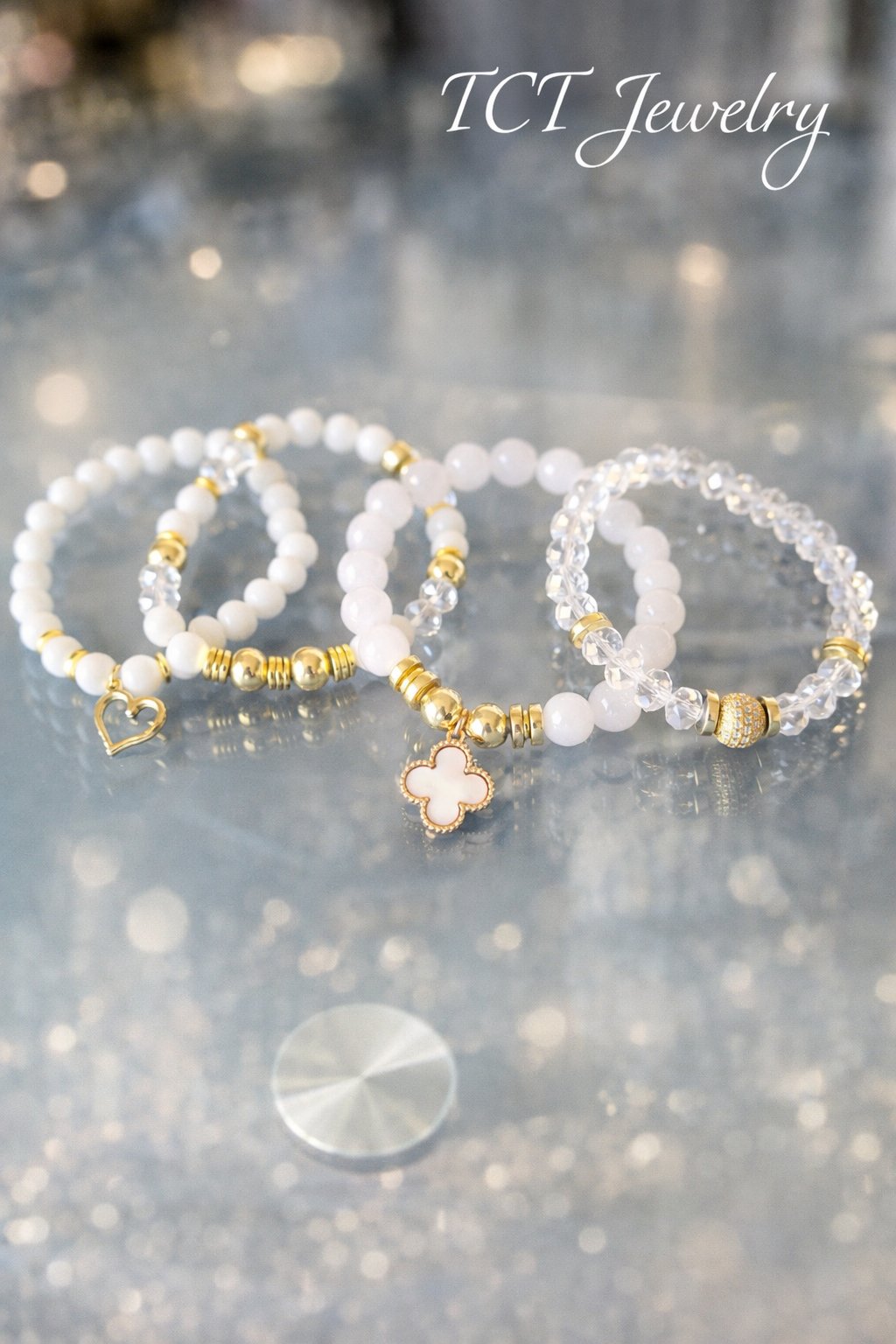 IVORY Luxe Charm Stack | TCT JEWELRY LLC