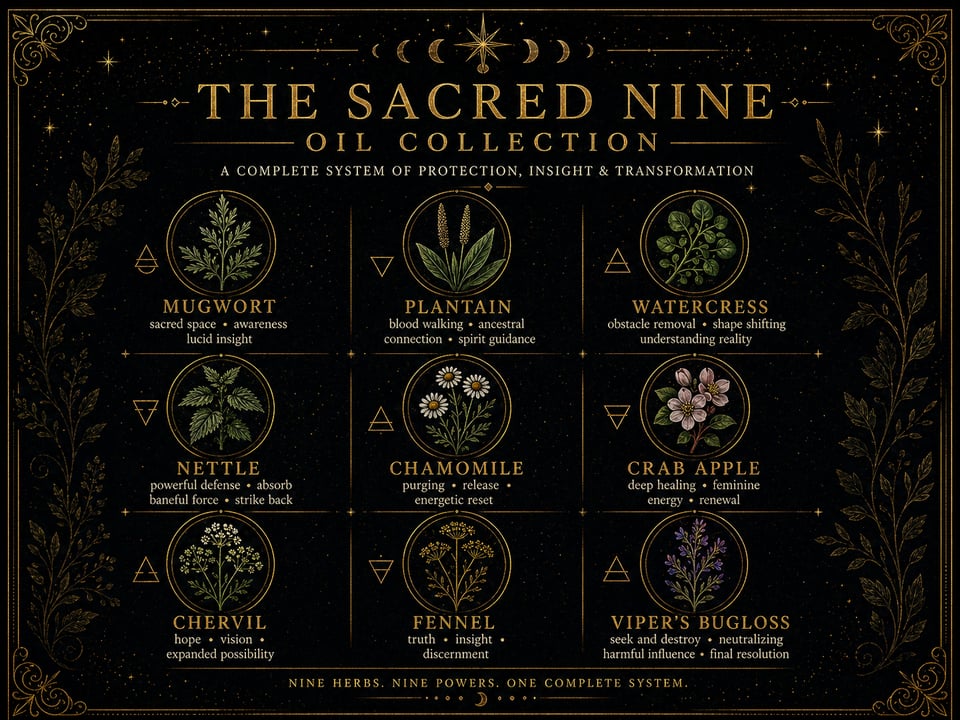 Sacred Nine Nordic Collection | Inexplicable Things Apothecary