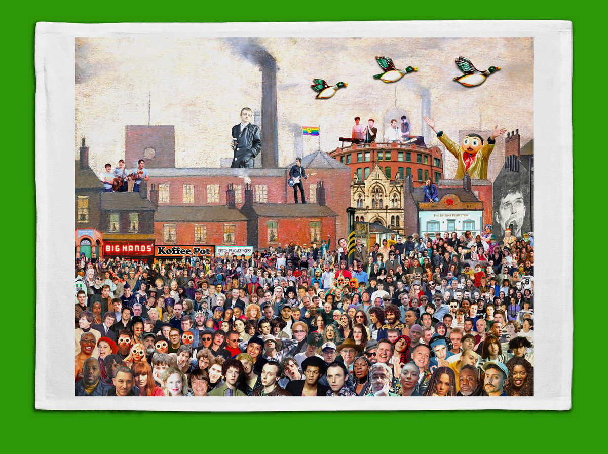Oh Blimey! It’s Frank's Mancs - The Tea Towel | Cold War Steve