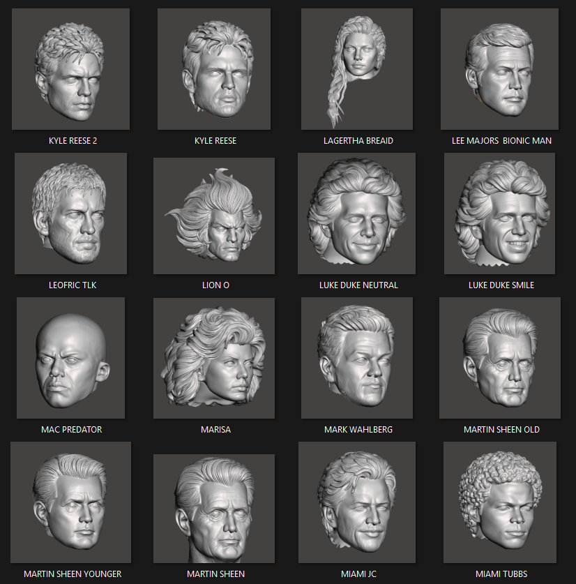 3D PRINTED HEAD FROM THE DIGITAL CATALOG | spartan118
