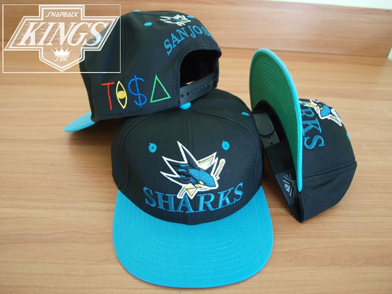 snapbackings — SAN JOSE SHARKS VINTAGE TISA SNAPBACK