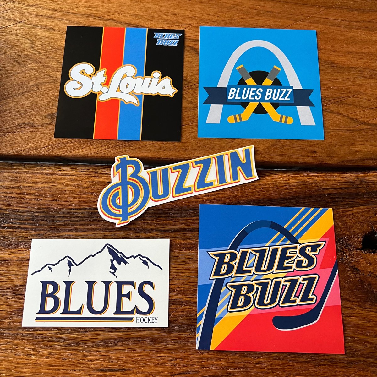 Buzzin Sticker Pack | Blues Buzz Store