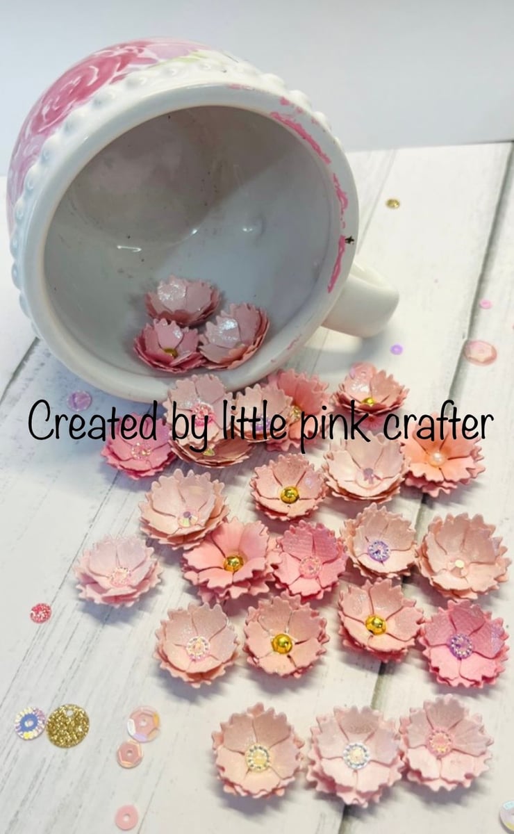 Small flowers with leaves | My Crafting World Designs