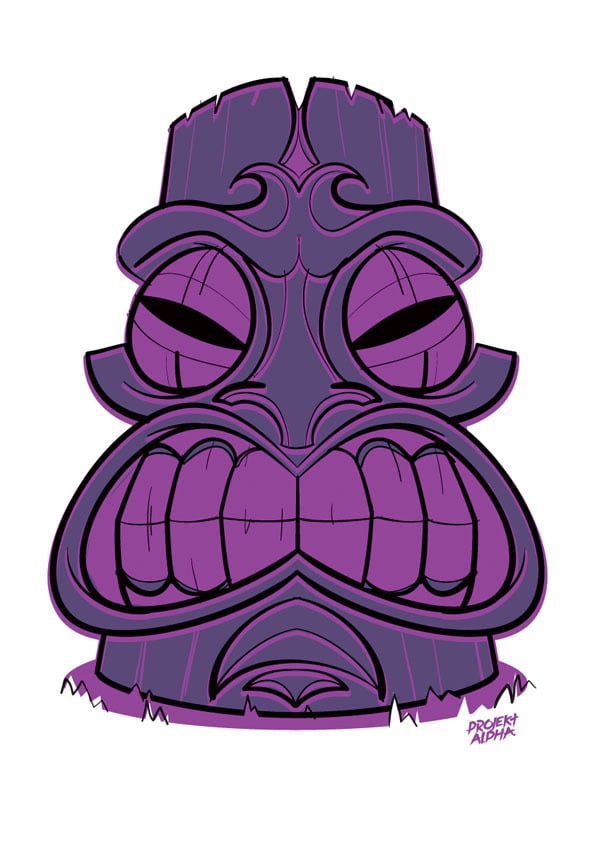 Projekt Alpha — Tiki Head Prints