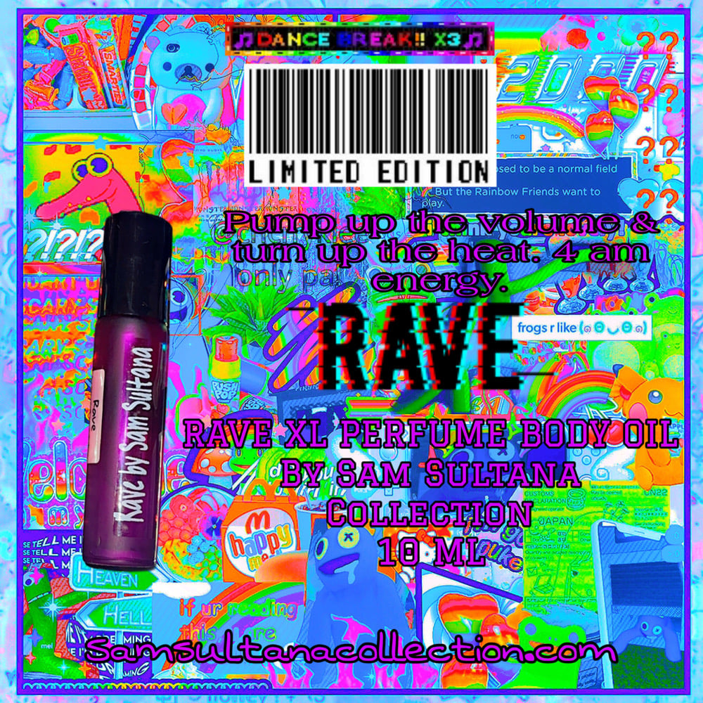 Rave XL body Oil | Sam Sultana Collection
