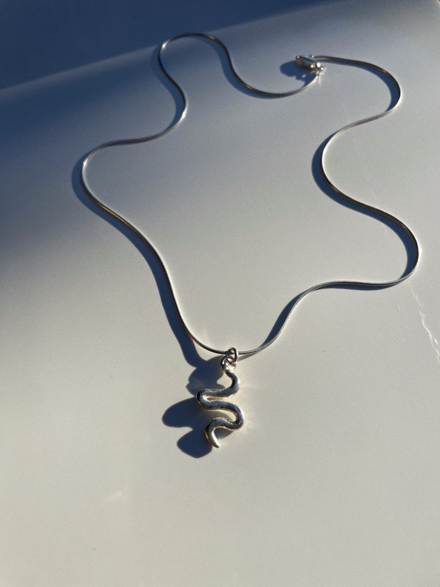 Serpent Charm Necklace | tess davis jewelry