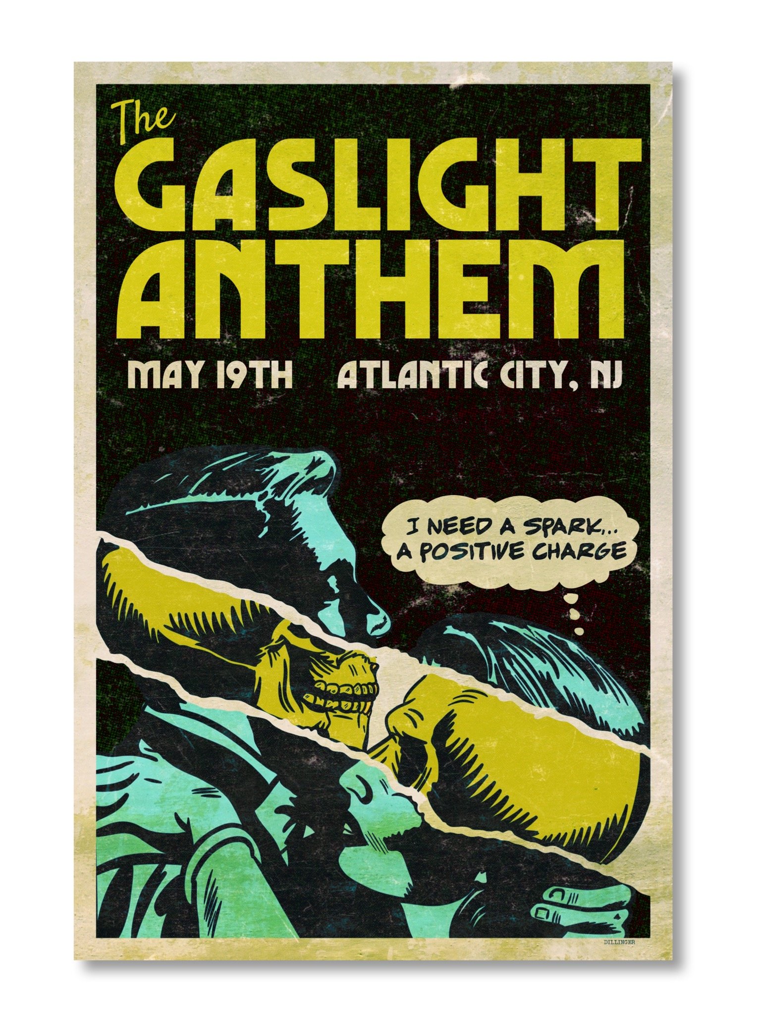 Gaslight Anthem “Atlantic City” | Dillinger Prints