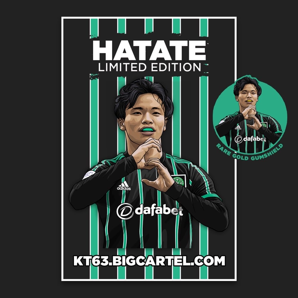 Reo Hatate Away Shirt Pin Badge + Sticker Pack - PRE ORDER | Celtic Pin ...