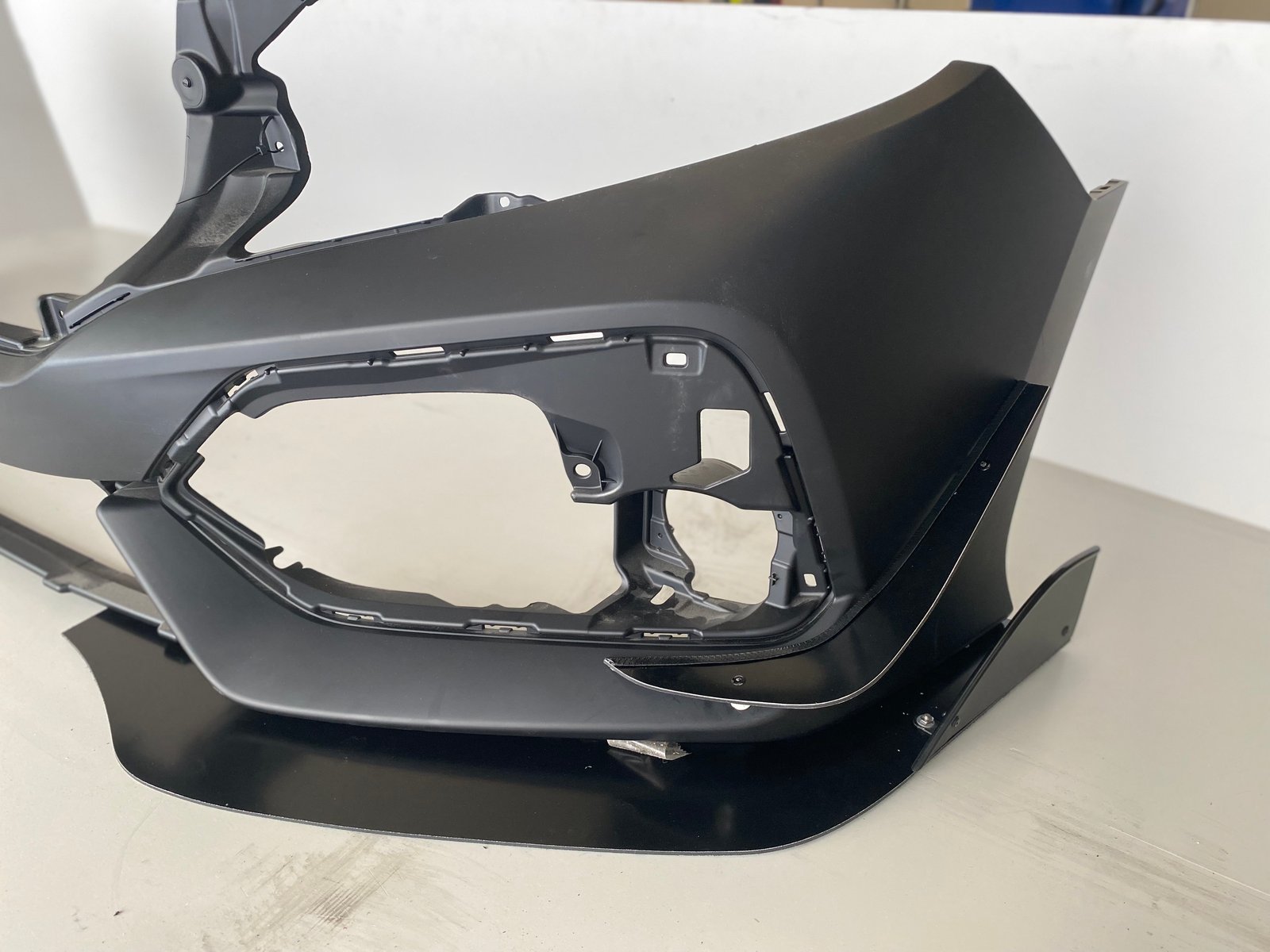 DownForceSolutions — 2016-2021 Honda Civic “2 piece” splitter