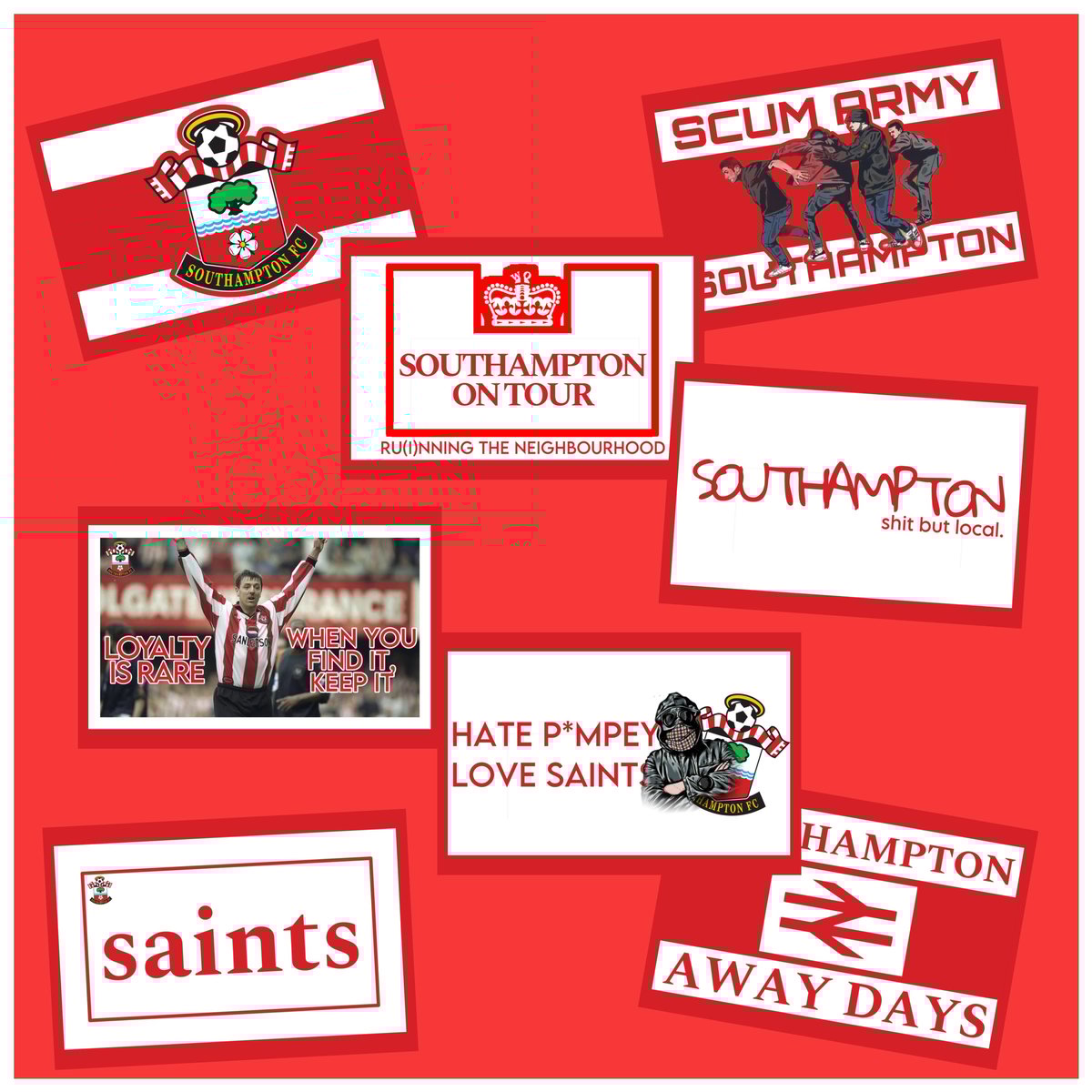 Southampton Sticker Bundle | Terrace Patrol