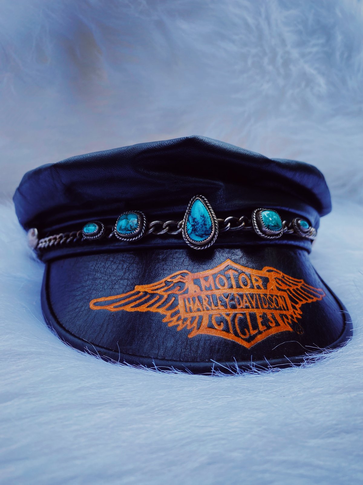 Bad Companion Silver — Highway Queen Hat - TURQUOISE