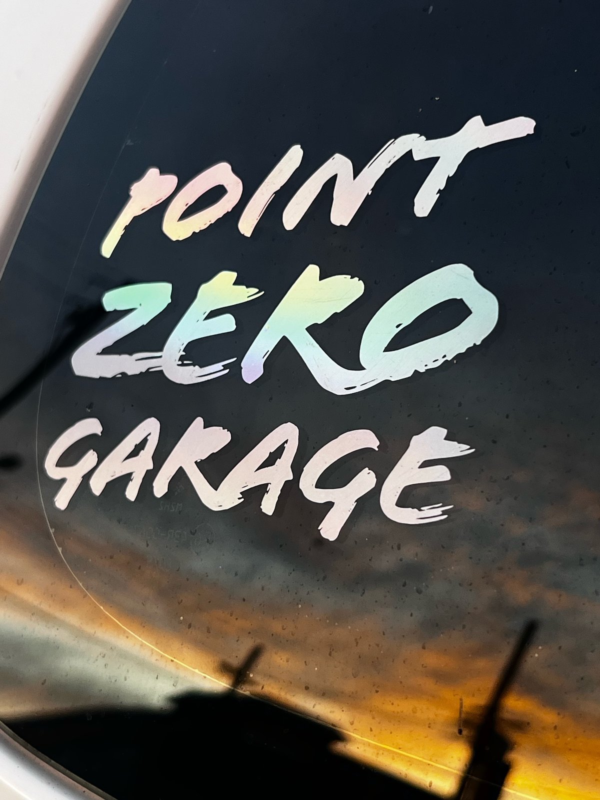 3 Tier Paint Brush Stroke Sticker | Point Zero Garage