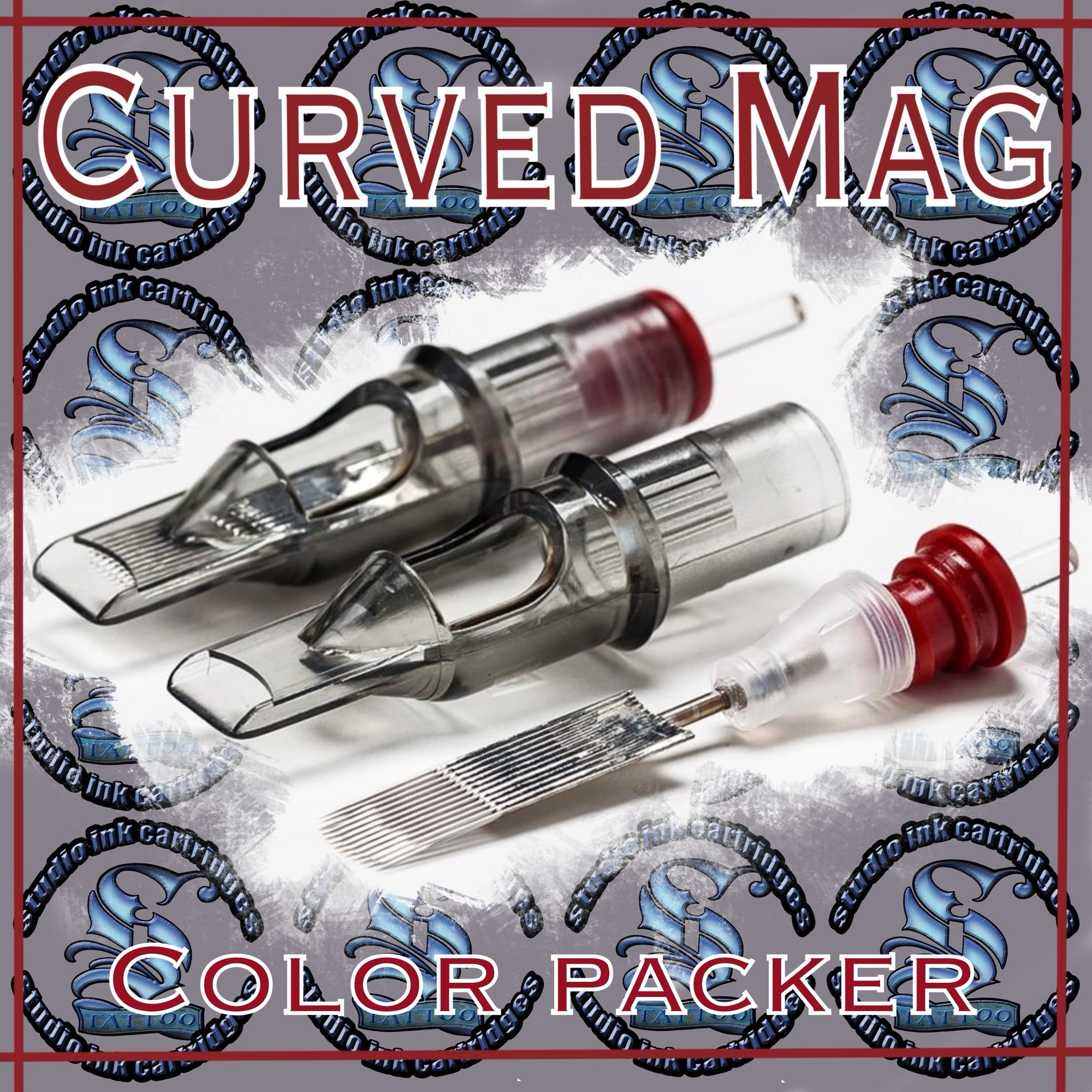Color packers curved mags | STUDIO INK TATTOO CARTRIDGES
