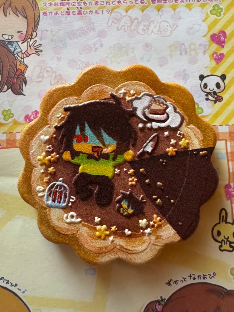 🥧 Deltarune - Kris Pie Magnet 🥹 | wafflezn