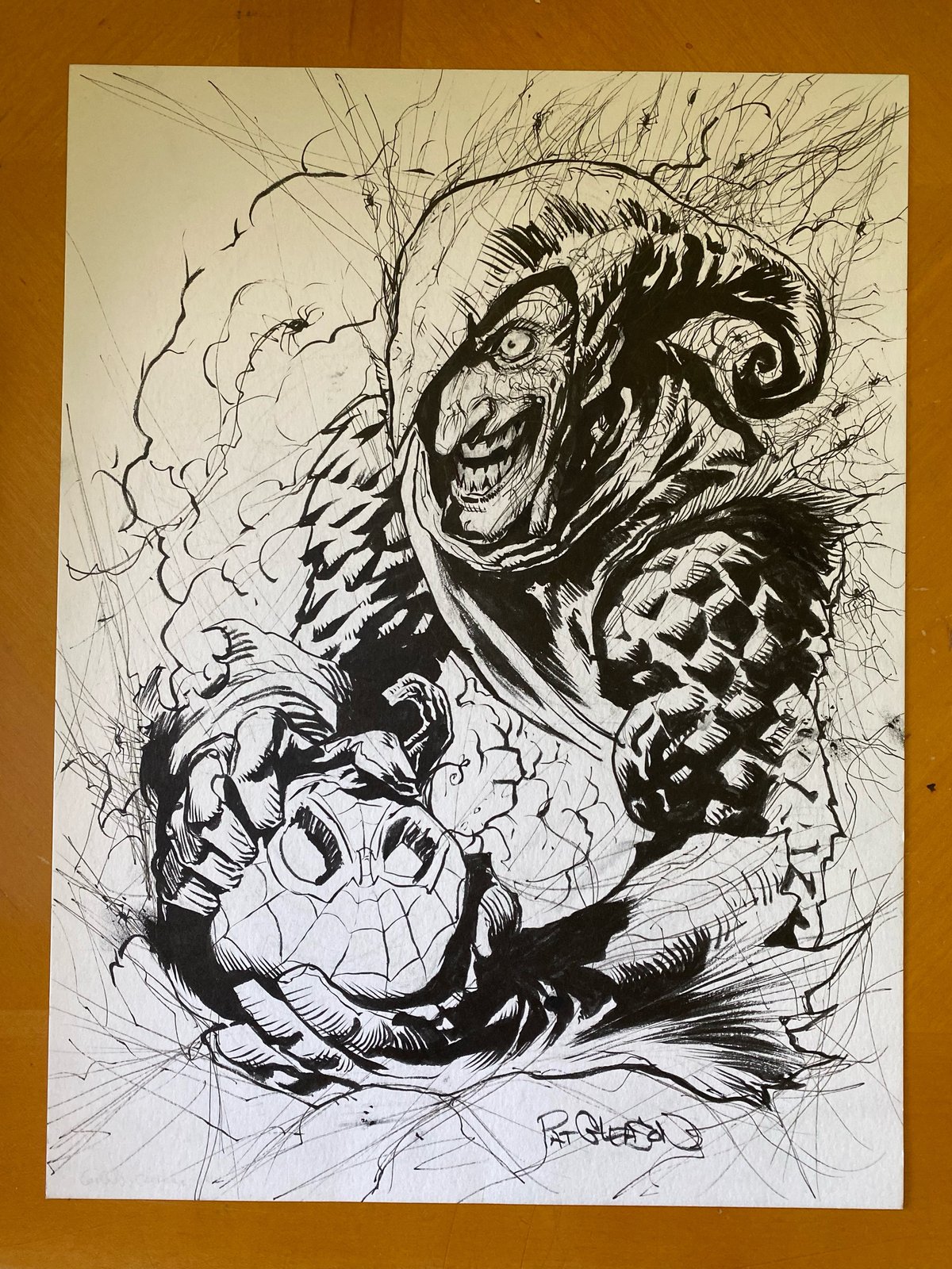 GREEN GOBLIN Original PATRICK GEASON Artwork | The PAT GLEASON Shop