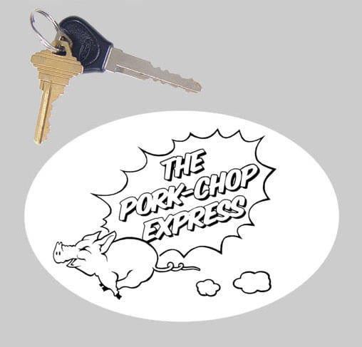 Pork Chop Express Sticker | Movie Geek Tees