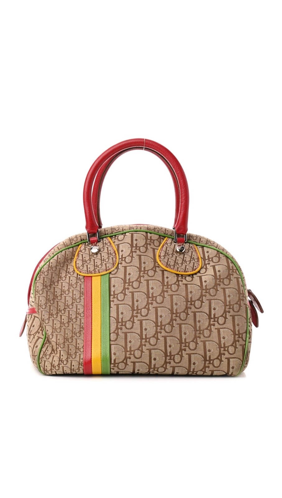 CHRISTIAN DIOR RASTA BOWLER BAG | VINTAGENISTA
