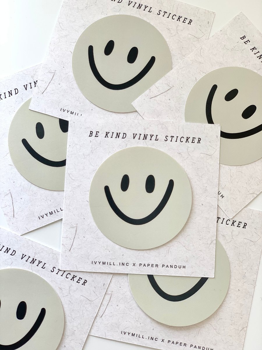 Be Kind Vinyl Sticker | paperpanduh