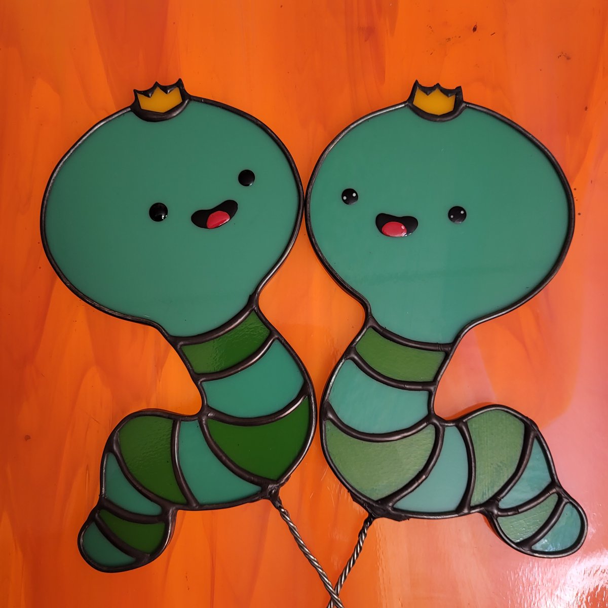 Right Facing Adventure Time King Worm Plant Stake | Vivier.Vitrum