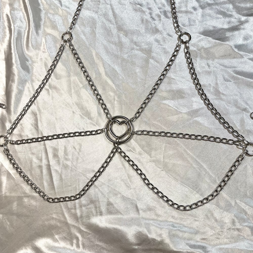 Barbed Wire Chain Harness | Occult Collection