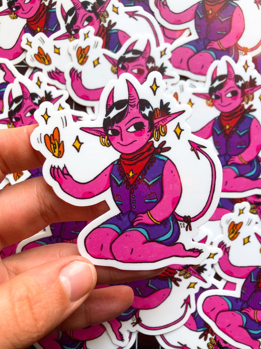 FIRE IMP Sticker | milktooth co