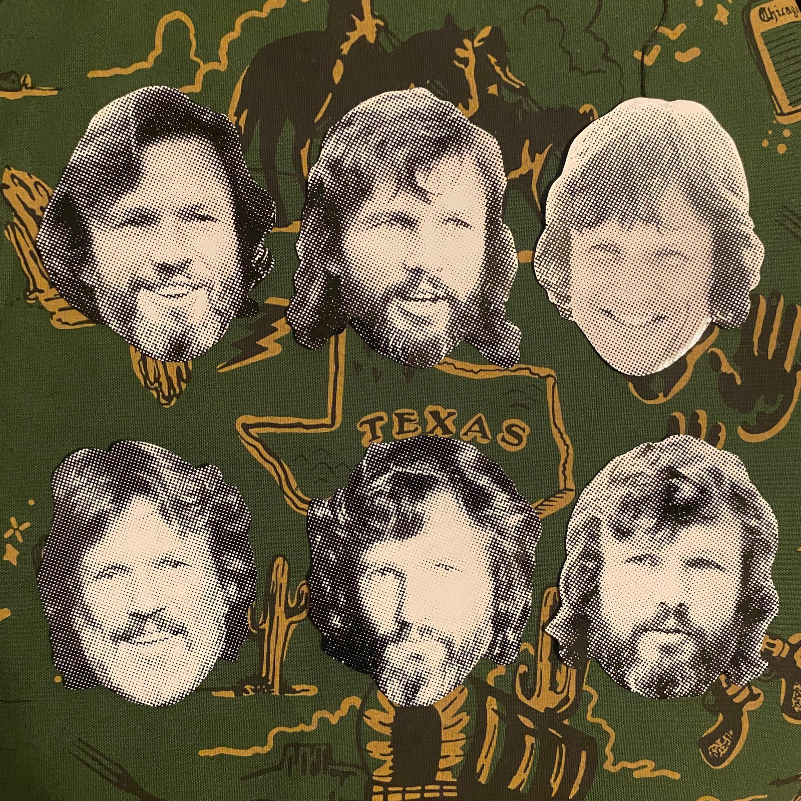 Kris Kristofferson sticker pack | Taffy Sinclair Prints