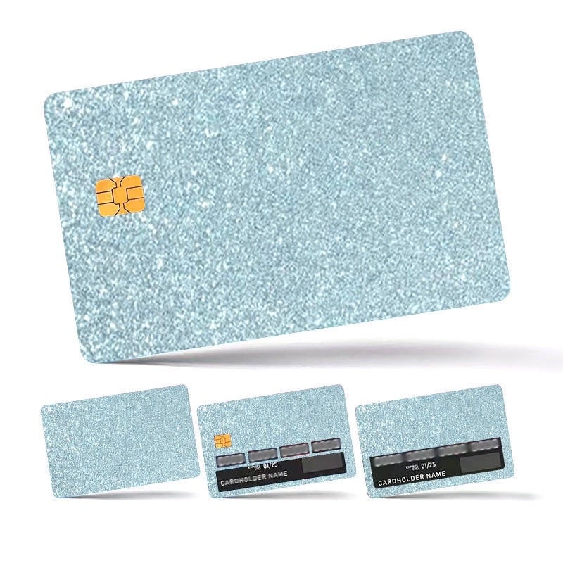 Bling Card Cover Blue | FlyLuxChic