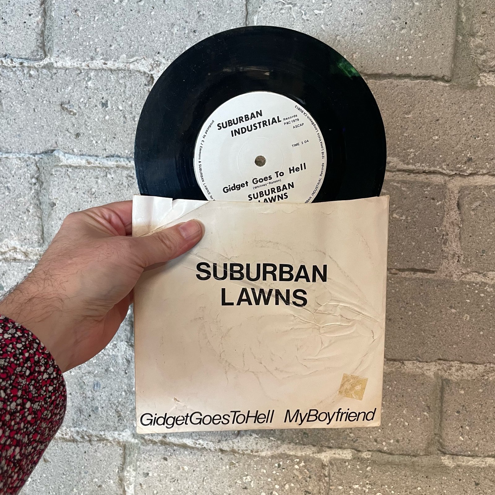 Suburban Lawns ‎– Gidget Goes To Hell - Original 7" Picture sleeve ...