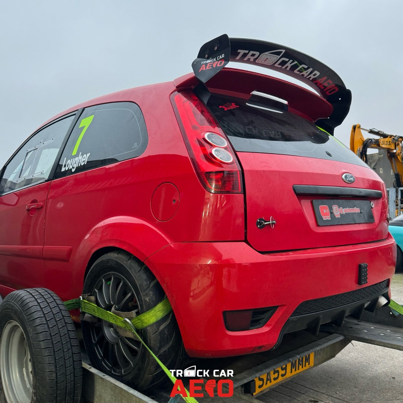 FORD FIESTA MK6 ST Adjustable Track Car Aero Wing | Track Car Aero