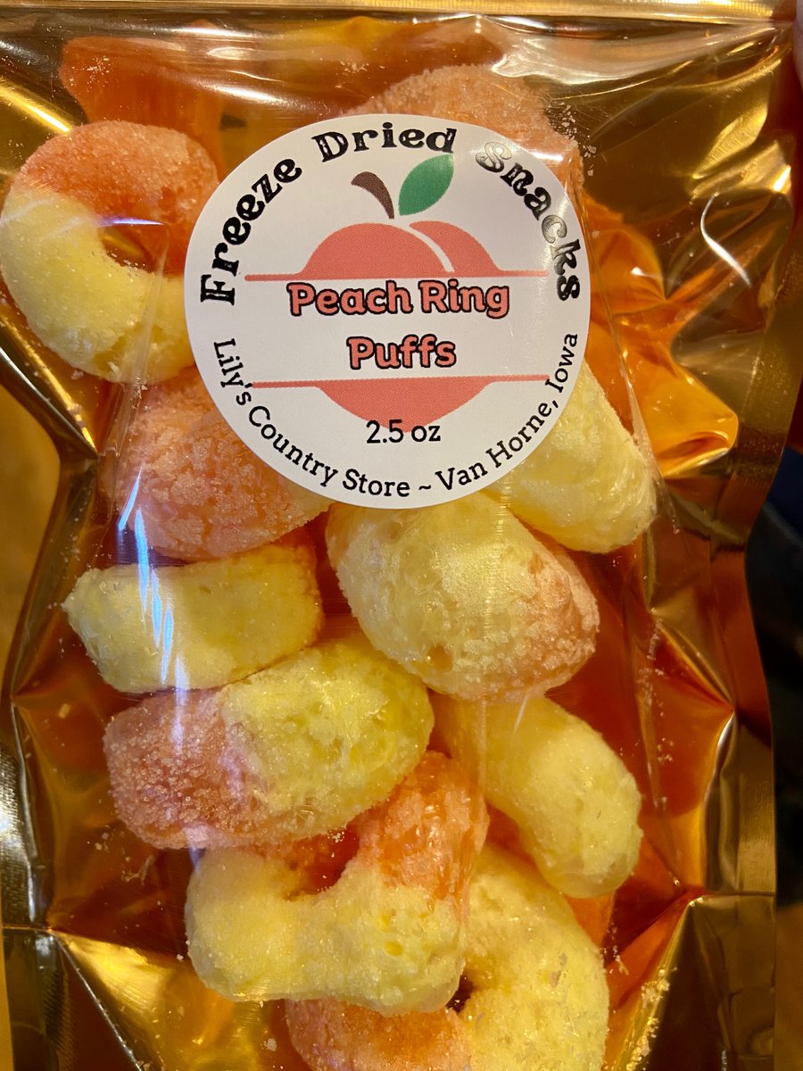 Lily's Country Soaps — Peach Ring Puffs