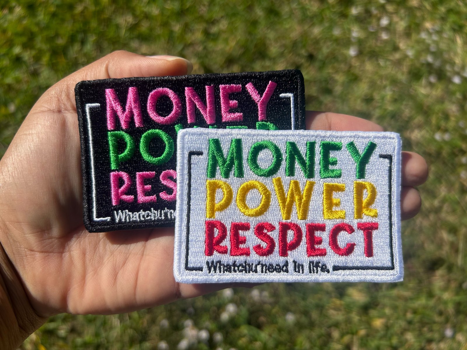 Money Power Respect Patch / Custom Colors | Universal Sankofa