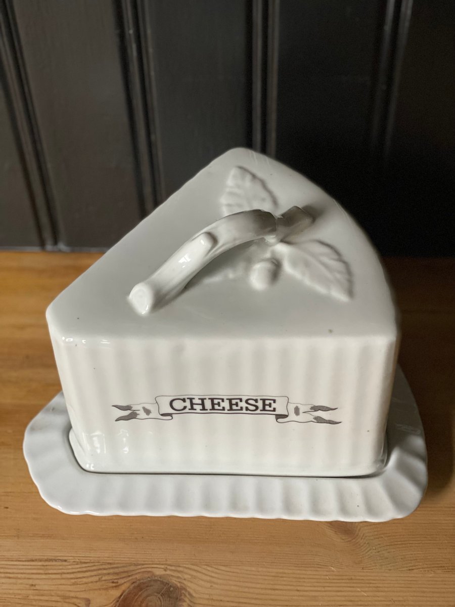 Large ironstone butter dish | SUSIE BLUES ROOMS