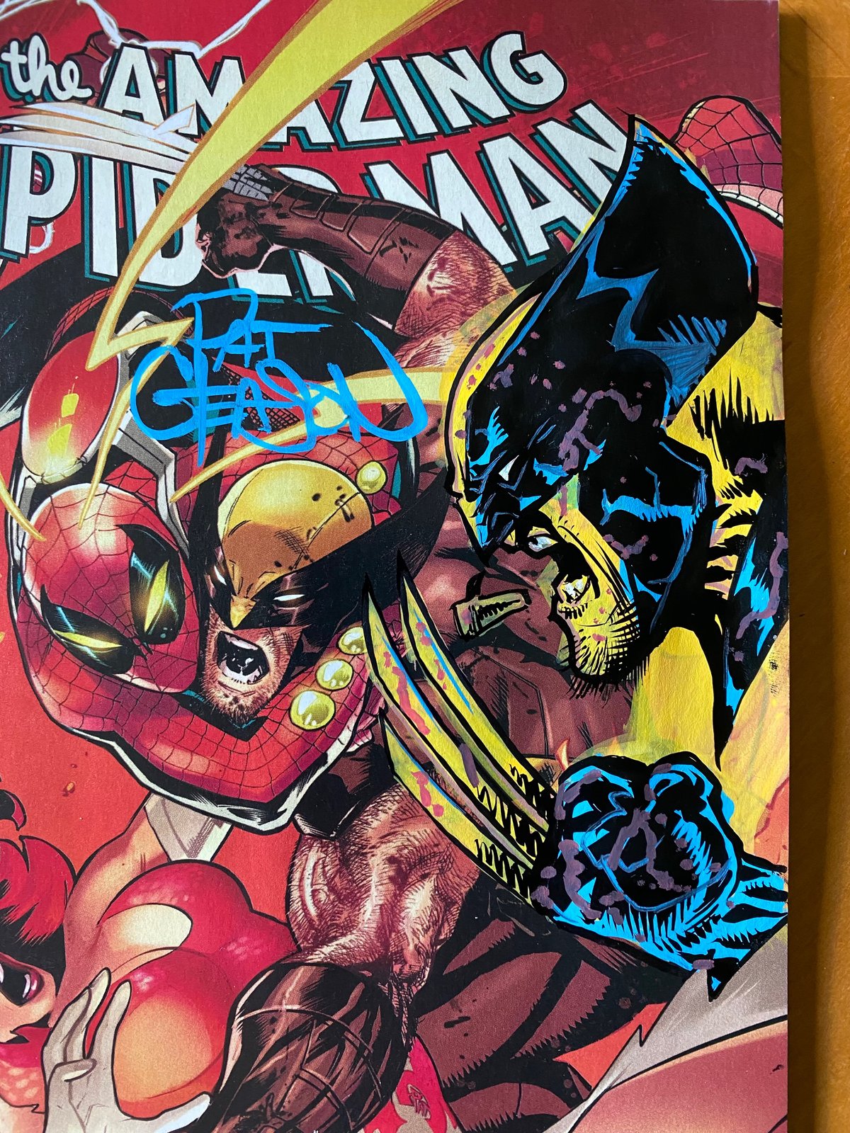 WOLVERINE BLOOD SPLATTERED Gleason Remarque & Signature with COA | The ...