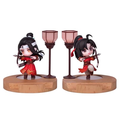 MDZS x QING CANG OFFICIAL WEI WU XIAN LAN WANG JI CHIBI FIGURES 玉皎弓骑 ...