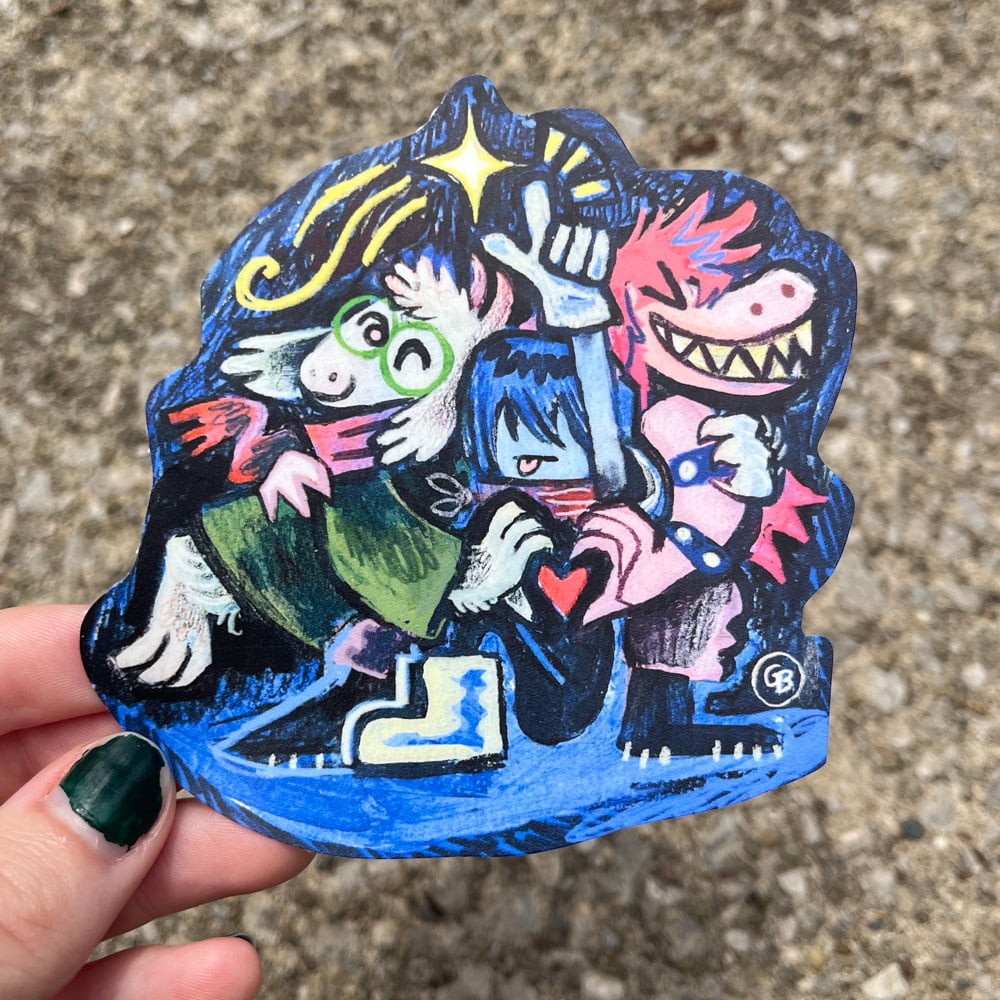 Deltarune sticker | Green Basilisk Studio