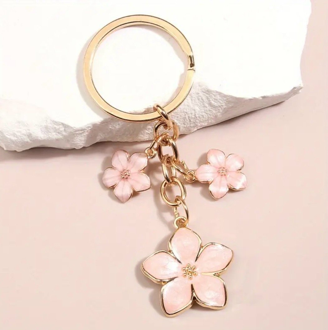 Pink Sakura Keychain | Freshly Tuned