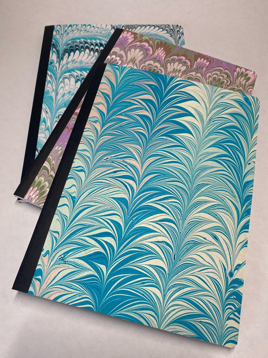 Large Marbled Notebook | PNW Marbling, LLC