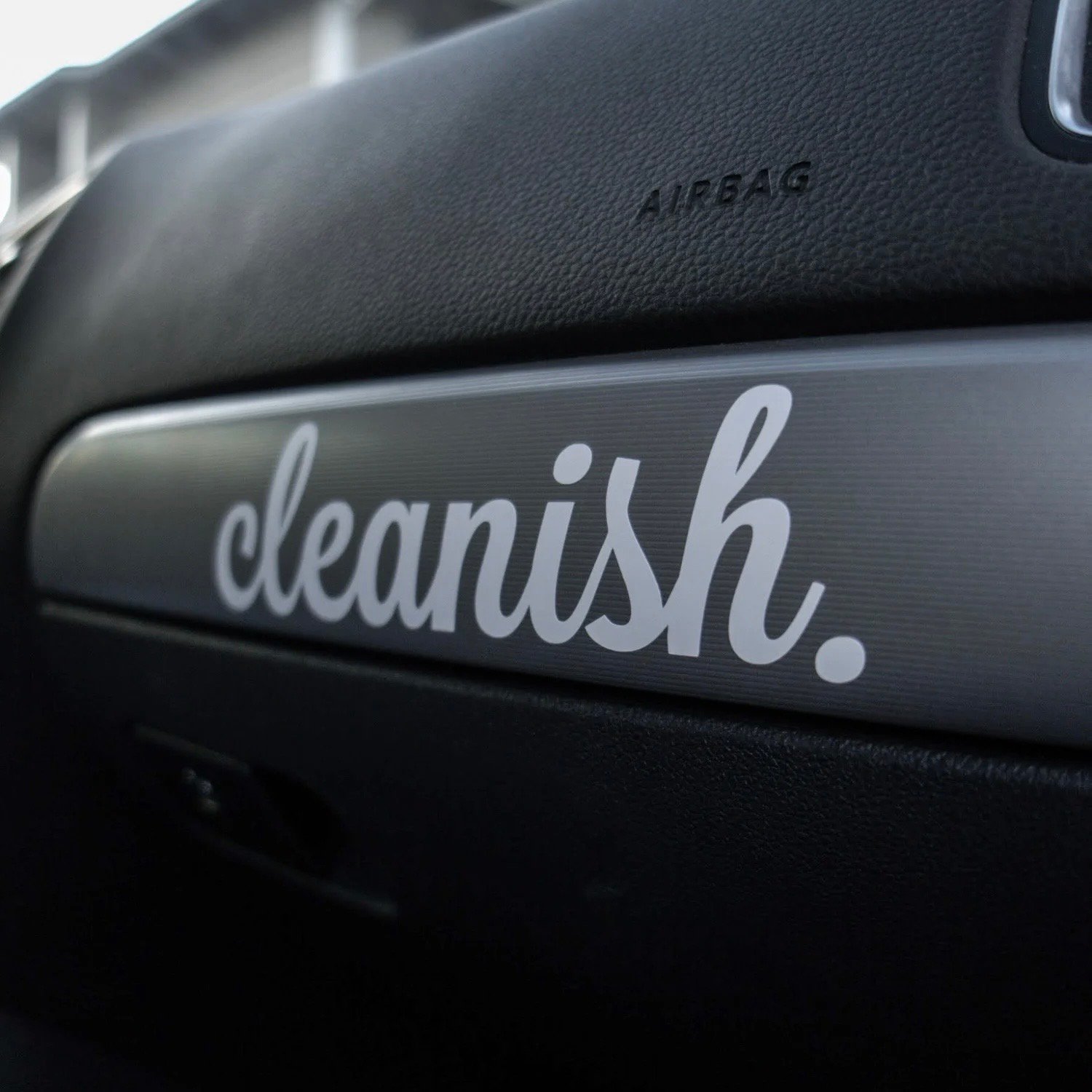 Cleanish Cursive [sticker] | CLEANISH®