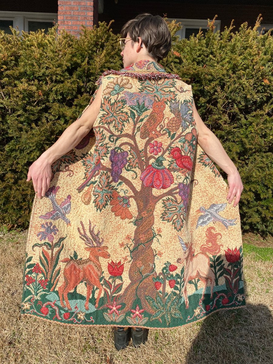 Tree of Life Duster Vest | Needlie Upcyclery