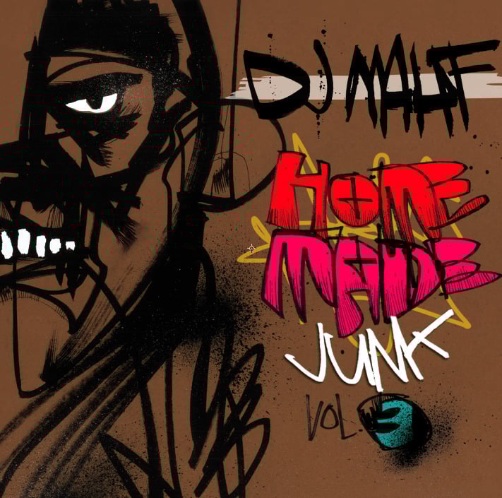 DJ MAHF — DJ Mahf - Homemade Junk vol. 3 mixtape - CD Hard Copy