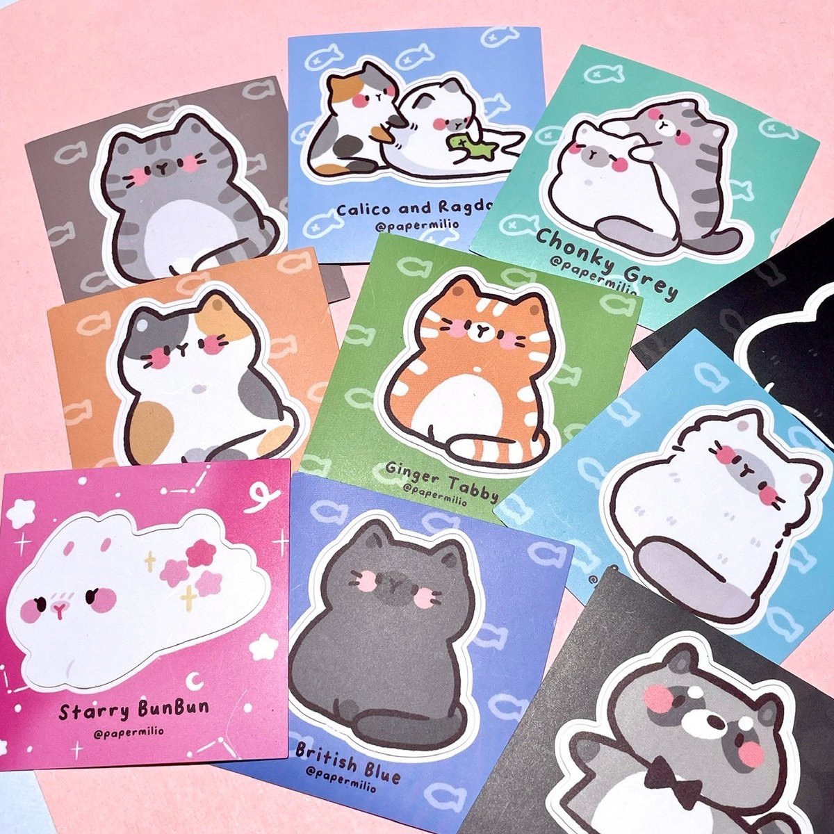 Cat Sticker Vinyls | Papermilio