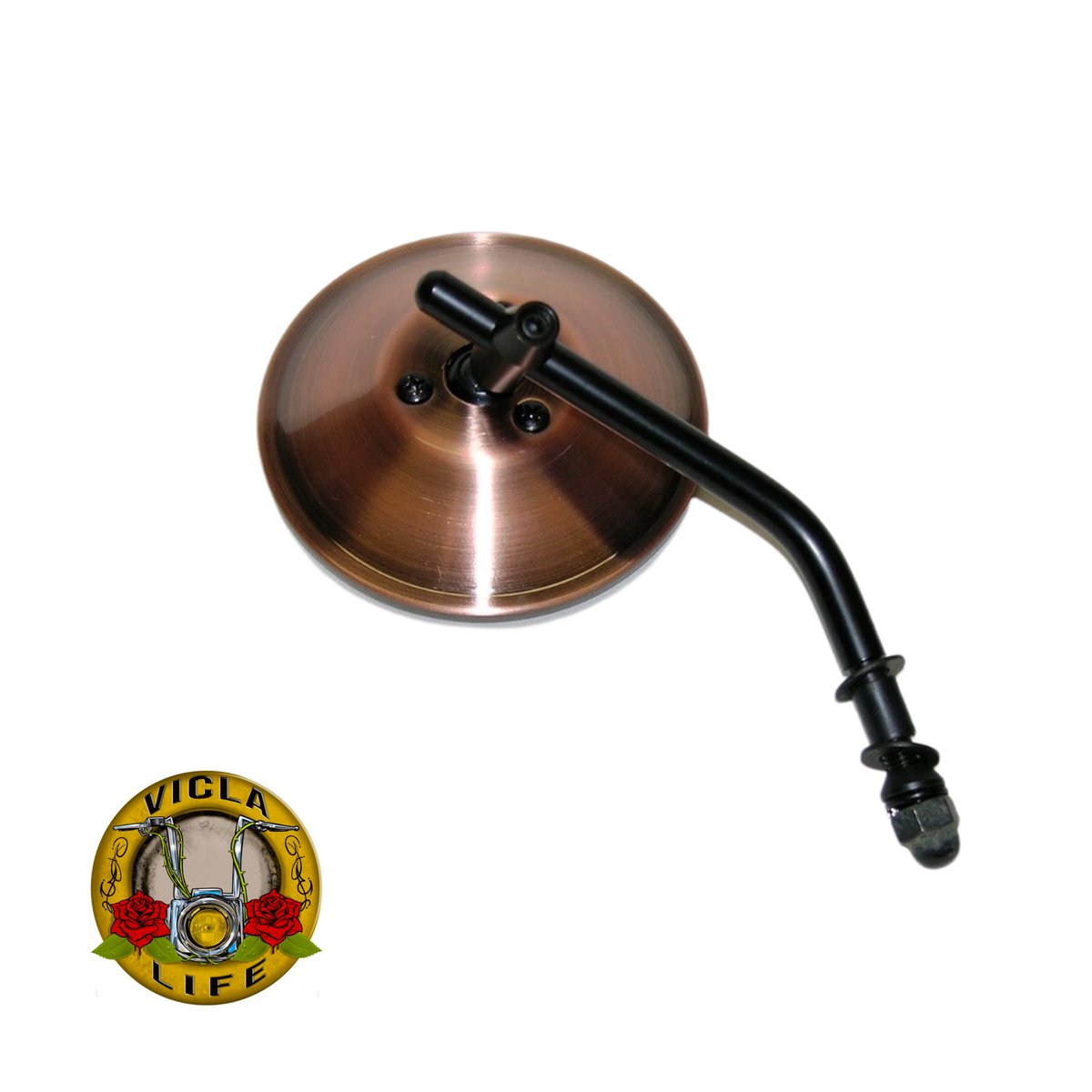 Copper 4 inch mirror | viclalife