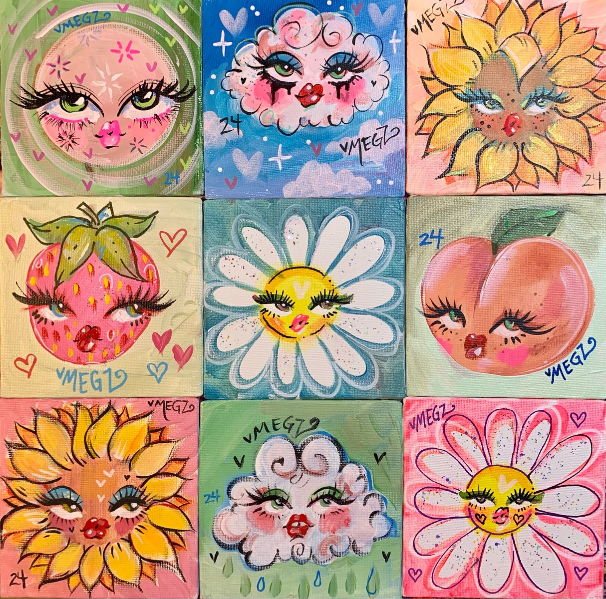 MYSTERY MINI PAINTING | ART BY MEGZ