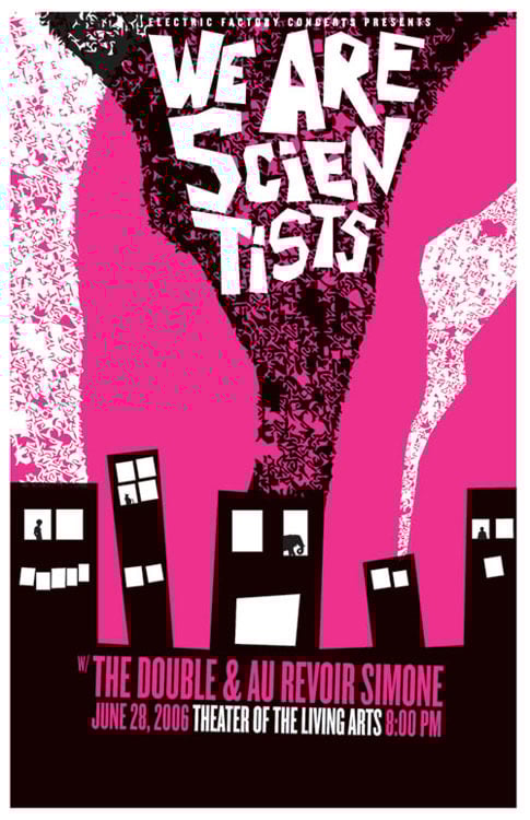 We Are Scientists Poster - ALMOST sold out | strawberryluna